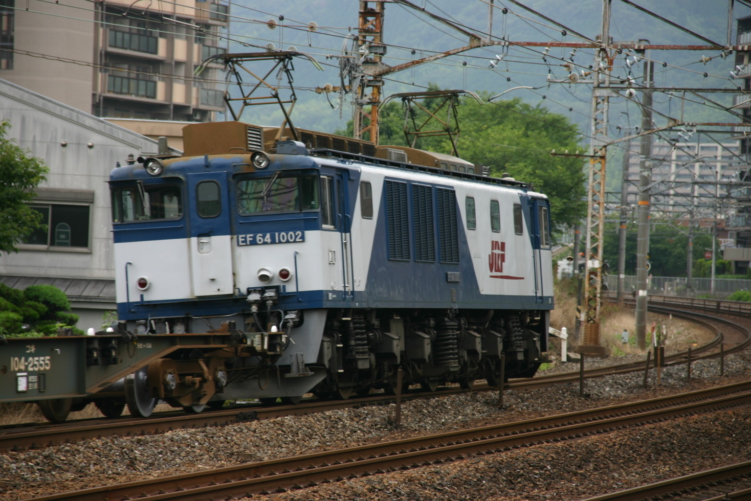 EF64 1002号機 2012/7 山崎～島本: ほぼ駅撮りの、鉄道撮影ブログ